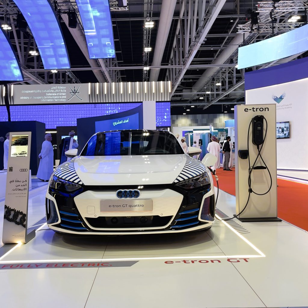 Audi Oman Showcases the Innovative e-tron GT at COMEX 2024 - Signatureoman
